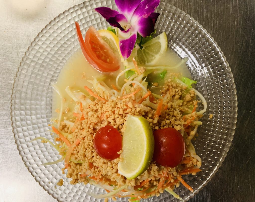 15. Salade de papaye verte – Restaurant Lai Thaï